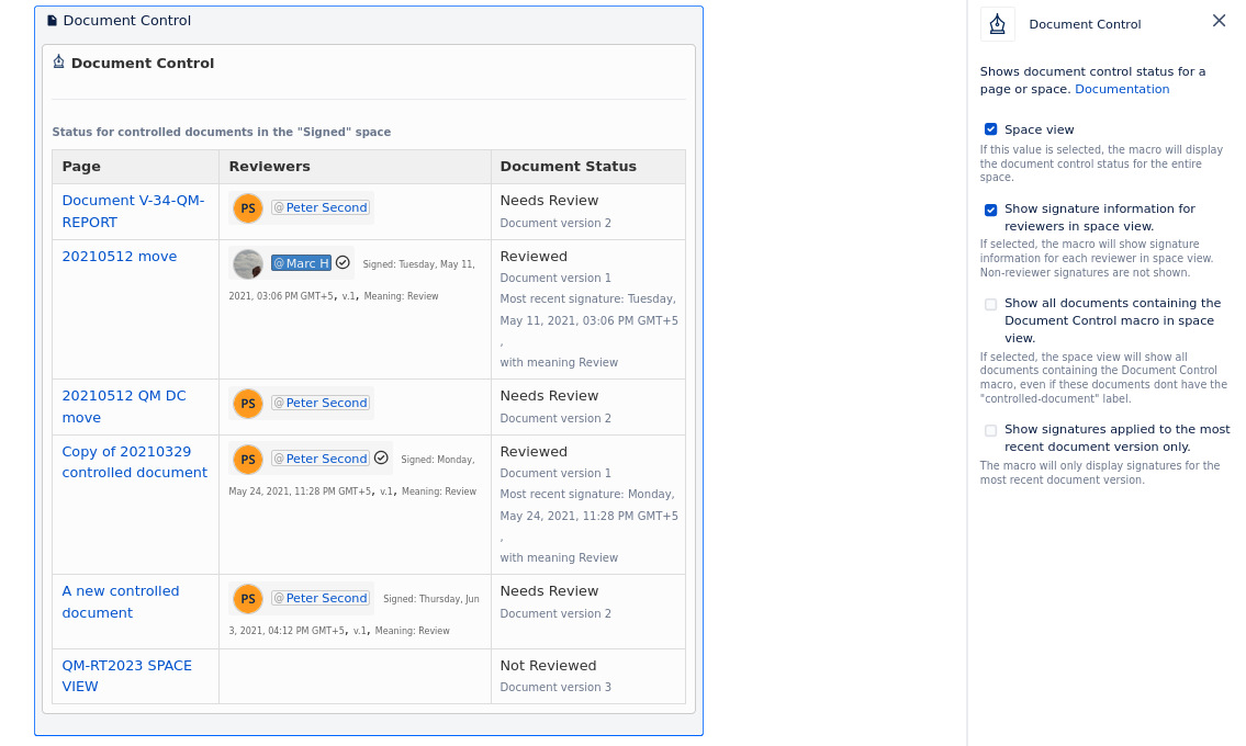 Document Control for Confluence Cloud Documentation - Phase Locked Software